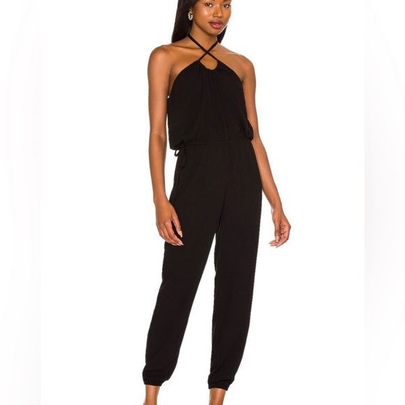 Indah | Pants & Jumpsuits | Nwt Indah X Revolve Black Halter Top ...